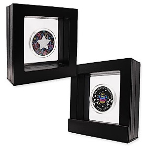 2022-17.5 g Cameroonian Proof Silver Happy Birthday Colored Coin in Contemporary Latex Case with Certificate of Authenticity 500 CFA Francs Seller Proof