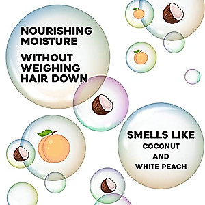 OGX Nourishing + Coconut Oil Weightless Hydrating Oil Hair Mist, Lightweight Leave-In Hair Treatment with Coconut Oil & Bamboo Extract, Paraben & Sulfate Surfactant-Free, 4 fl oz