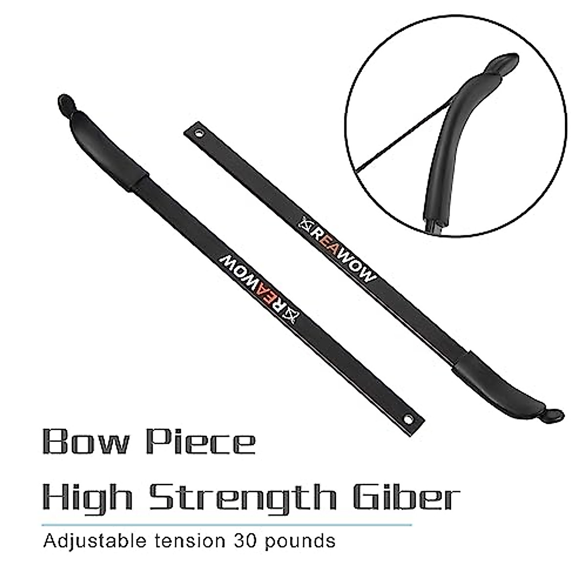 REAWOW Recurve Bows for Adults Archery Bow and Arrows Sets Hunting Takedown Bow 52in Adult Teens Beginner Right Handed Shooting Practice 6 Carbon Arrows …