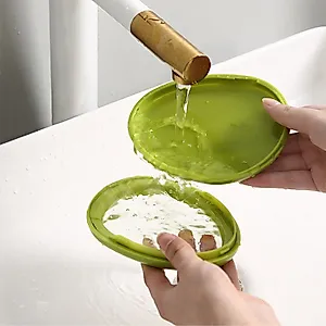 Yawpig Silicone Food Containers - Reusable Fruit & Veggie Storage Boxes (4 Pcs)