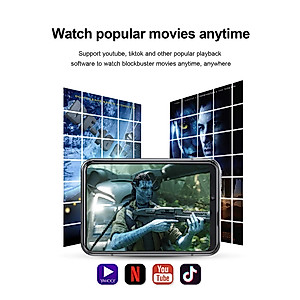 Rainbuvvy Smart Watch for Men, 4G Smartwatch for Android and iOS 2.88Inch Touch Screen Android 9.0 OS 4GB+64GB Activity Tracker with Face Unlock Dual Cameras WiFi GPS Detachable Band (Silver)