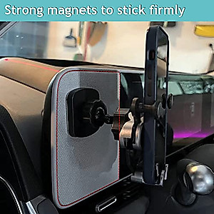 BestEvMod for Ioniq5 Magnet Phone Mount Accessories,Customized Ioniq 5 Phone Holder Mount,Magnetic Gravity Phone Holder Compatible with Hyundai Ioniq 5 2022 2023 Accessories
