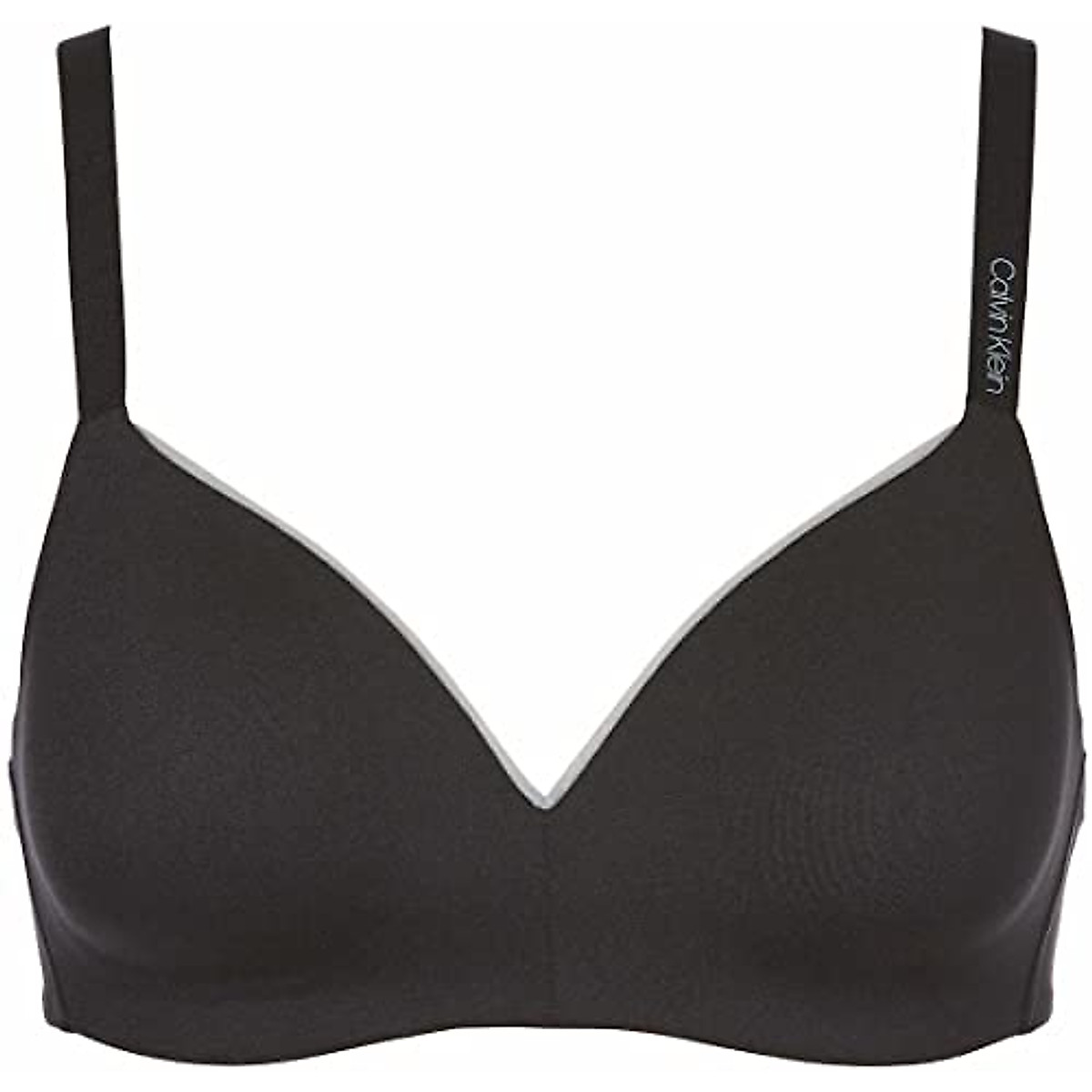 Calvin Klein Womens 2 Pack Microfiber Wirefree Bra (as1, Alpha, m, Regular, Regular, Black/Honey, Medium)