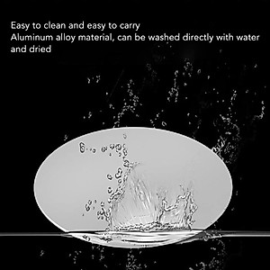 360° Rotation Monitor Swivel Base,330mm Silver Aluminum Alloy Computer Screen Monitor Turntable Stand Rotating Desktop Holder Swivel Base Mat for i,Laptop,Potted Plants,Arts & Crafts