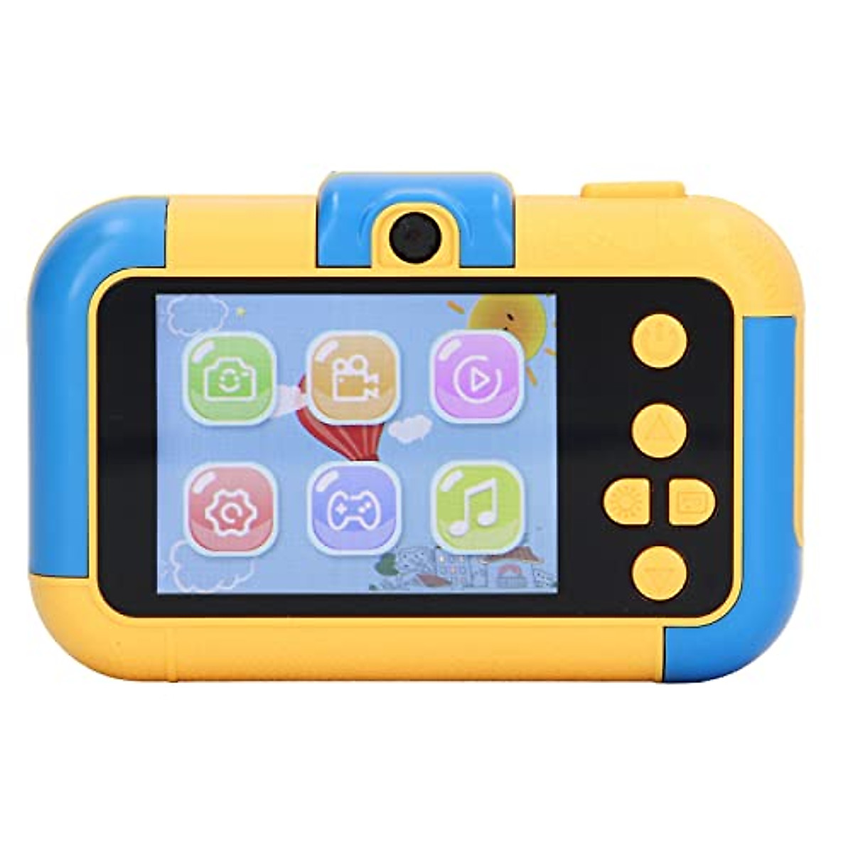 Kids Digital Camera, 40MP Childrens Toy Camera Support Video Recording, Digital Video Cameras for Toddler, Round LovelyGifts with Cartoon Photo Frame