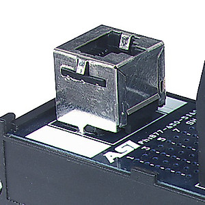 ASI 16001, Type IMRJ0845, RJ45 Breakout Terminal Block Interface Module, Female RJ45 Connector, 8 Screw Terminal Blocks, 26 to 12 AWG, 1.40" Length