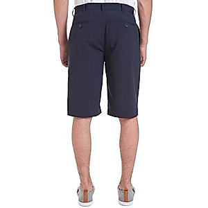 IZOD Young Men's Athletic Performance Shorts, Navy Blue, 34