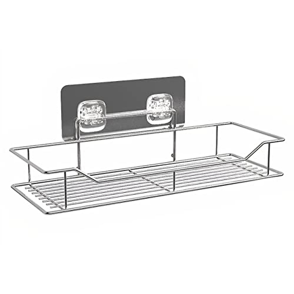 Premium Shower Caddy with Powerful Adhesive, No Drilling Shower Shelves, Wall Mounted Shower Organizer, Elegant Stainless Steel Shower Rack, Perfect Shower Caddy Shelf for Your Daily Use