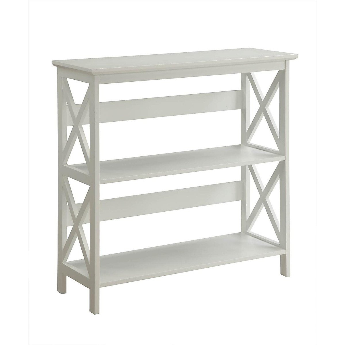 Convenience Concepts Oxford 3 Tier Bookcase, White