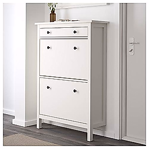 IKEA Hemnes Shoe Cabinet With 2 Compartments, White