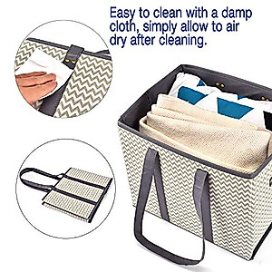 NERUB Reusable Grocery Shopping Bags Heavy Duty Grocery Tote Bags with Reinforced Bottom Foldable Large Reusable Shopping Bags for Groceries (3 Pack)