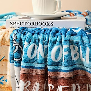 6 Year Anniversary Traditional Gifts for Her Him, 6th for Her, 6 Year Iron Anniversary Wedding Gift, Happy Anniversary Blanket Decorations Present for Women Men Couple