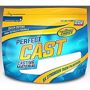 Perfect Cast Cast & Paint Harder Than Plaster Casting Material - 4 Pound