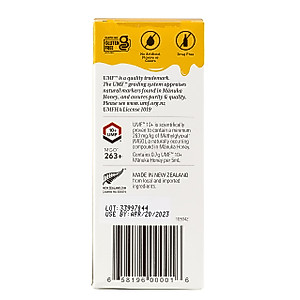 COMVITA Kids Nighttime Soothing Natural Syrup, UMF 10+ Manuka Honey, Vitamin C, D & Zinc, Chamomile Extract, Grape Flavor 4 oz