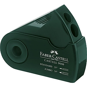 Faber-Castell 9000 Jumbo Graphite Pencil Set - 2 Graphite Sketch Pencils (2B, 4B), Double Hole Pencil Sharpener, Dust Free Art Eraser - Graphite Pencils for Drawing, Sketching and Shading
