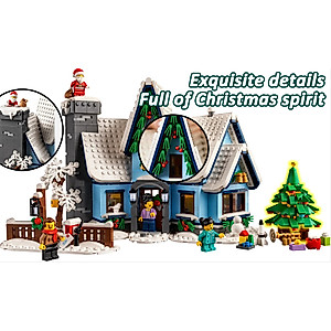 LEGO Icons 10293 Santa's Visit Winter Village Collections (1445 Pieces)