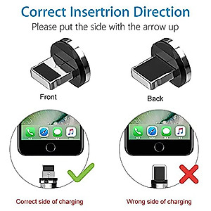 Terasako Magnetic Connector [5-Pack], Magnetic Tips Head Compatible with i-Procucts