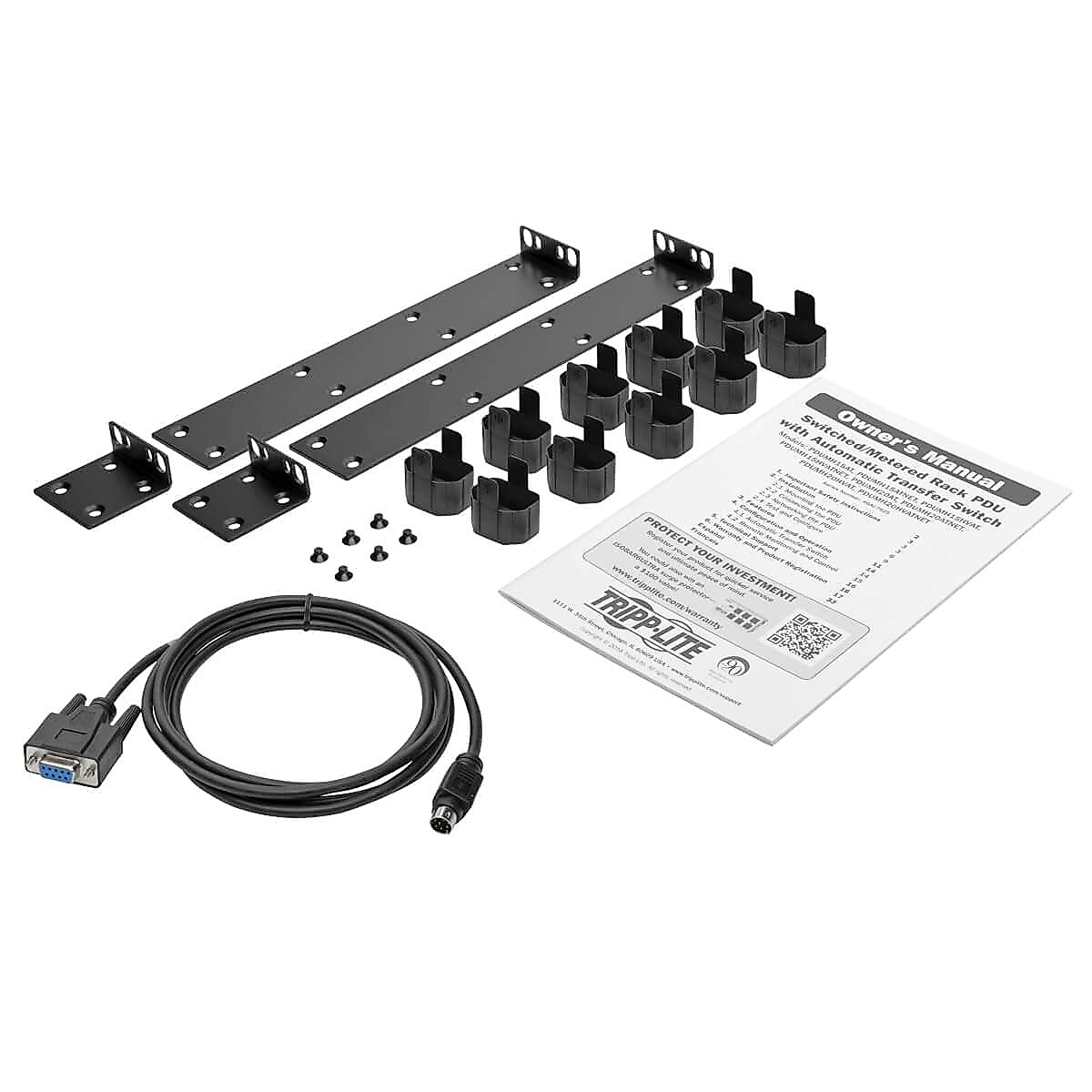 Tripp Lite Metered PDU, Auto-Transfer Switch (ATS), 20A, 120V, 1.92kW, Single-Phase - 16 Outlets (5-15/20R), Dual 12ft L5-20P Input Cords - 1U Rackmount, TAA Compliant, 2 Year Warranty (PDUMH20ATS)
