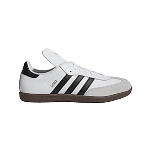 adidas Men's Samba Classic Running Shoe,white/black/white, 10.5 M US