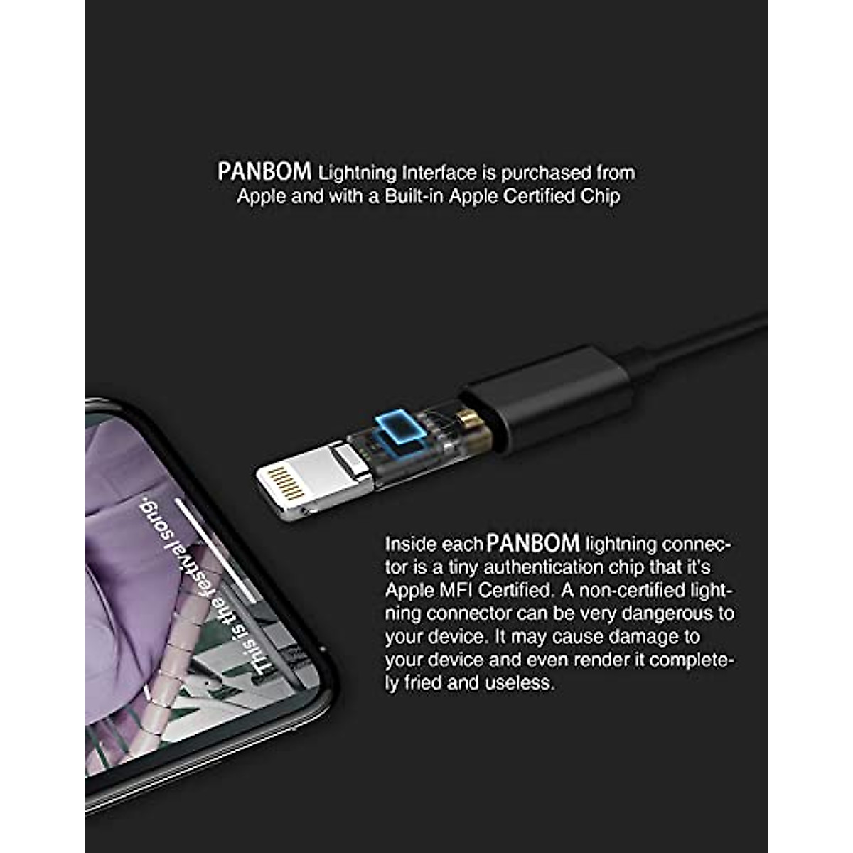 Headphones for iPhone with Microphone, Volume Control and Noise Isolation - Compatible with iPhone 14/13/12/11/7/8/8plus X/Xs/XR/Xs max/pro/se - Supports All iOS Systems（Black）!