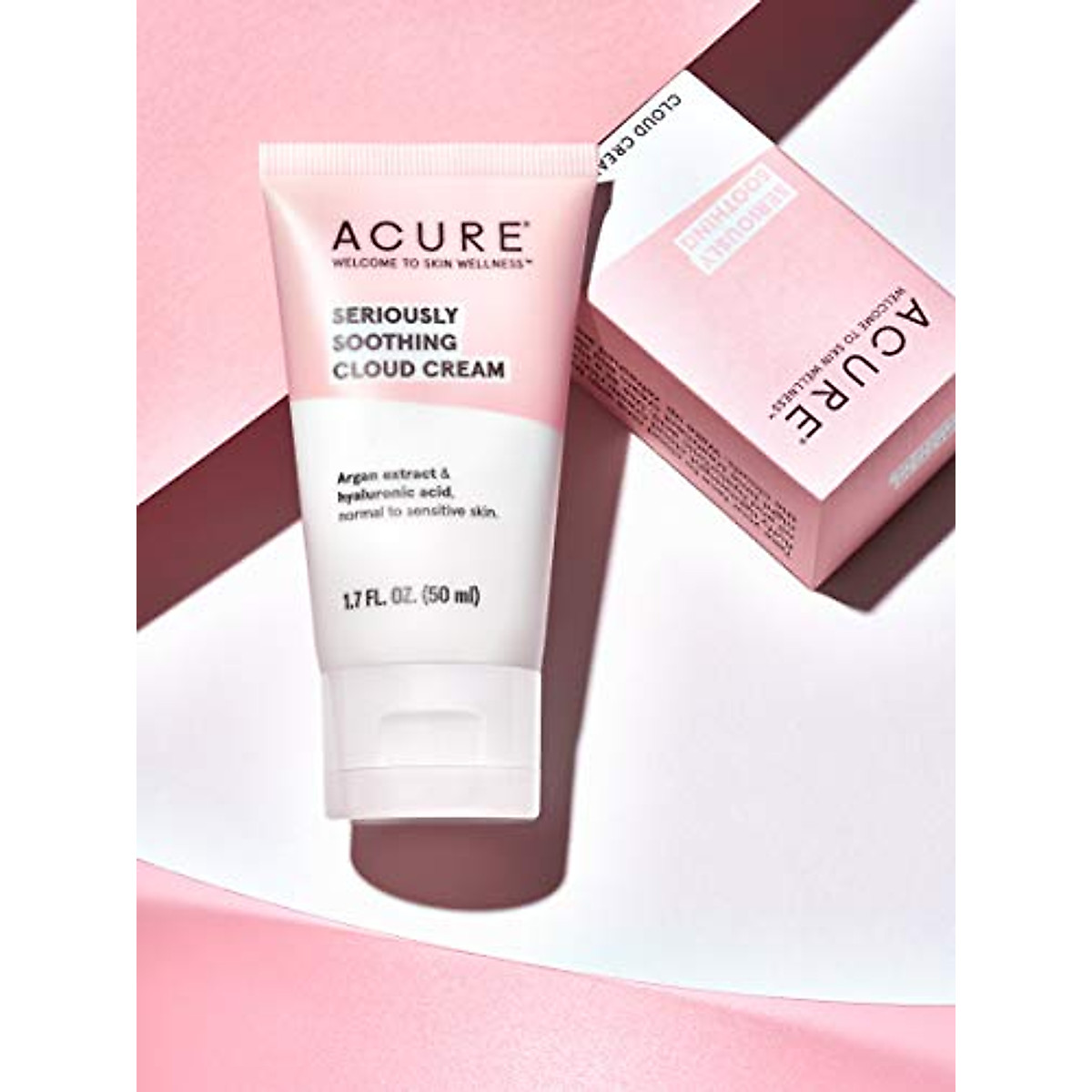 Acure Seriously Soothing Starter Kit - 100% Vegan & For Dry to Sensitive Skin, Includes Cleansing Cream, Cloud Cream, & Day Cream, Serum Stick & Blue Tansy Night Oil, 5 Count