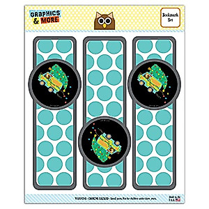 Scooby Mystery Machine Christmas Set of 3 Glossy Laminated Bookmarks