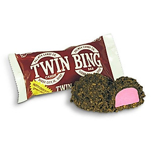 Palmers Twin Bing Candy Bars - (36-Pack) - Chocolate Covered Cherry Nougat Candy Bar