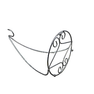 Dependable Industries Metal15.25" Tall Kitchen Banana Tree Holder Rack Ripen Fruit Evenly Prevents Bruising & Spoiling Chrome Silver Finish