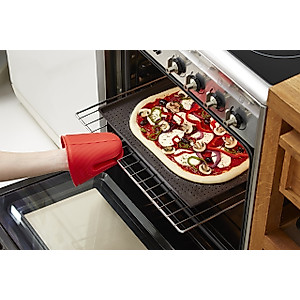 Lekue Micro Perforated Silicone Baking Pizza Mat, 15.7" x 0.59" x 11.8", Brown