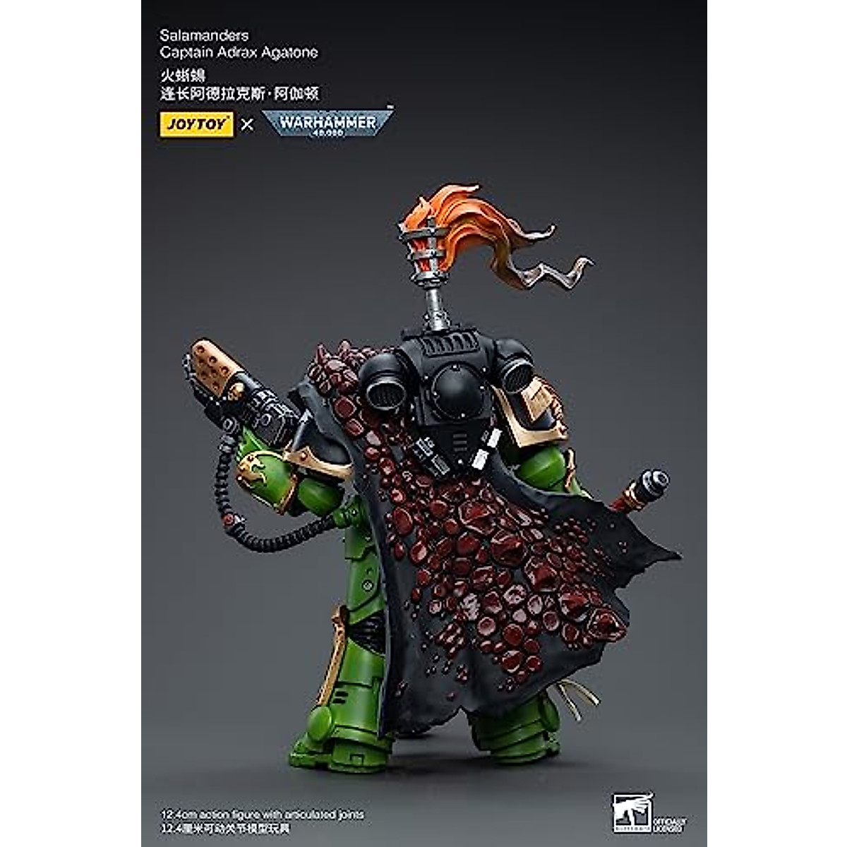 JoyToy Warhammer 40K: Salamanders Captain Adrax Agatone 1:18 Scale Action Figure