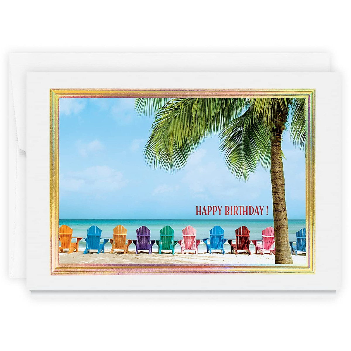 The Gallery Collection, 1 Count Card Pack, Birthday Card with Pearl Lined Envelope (Birthday Bliss)