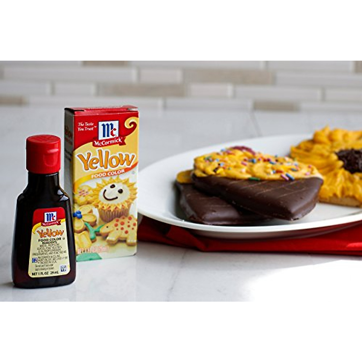 McCormick Yellow Food Color, 1 fl oz