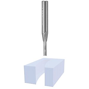 BOSCH 86007M 1/8 In. x 1/2 In. Solid Carbide 2-Flute O-Flute Bit