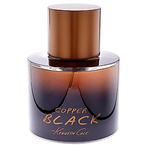 Kenneth Cole Copper Black Eau de Toilette Spray for Men, 3.4 Fl Oz