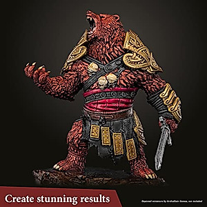 The Army Painter Speedpaint Mega Set 2.0+ - 50x18ml Speedpaint Set with 42 Colors, 3 Metallics, Medium, Mixing Balls, Brush, Guide