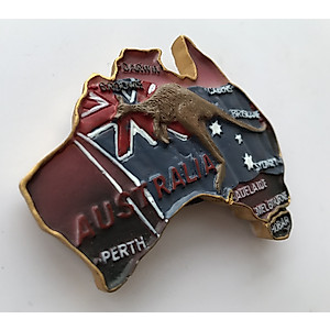 Australia Kangaroo 3D Refrigerator Magnet Travel Souvenirs Collection,Australia Fridge Magnet Home and Kitchen Decoration Magnetic Sticker