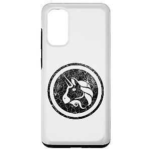 Galaxy S20 Uniswap UNI Crypto Coin Retro Black & White Classic Case