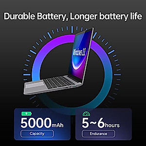 ApoloSign Versatile 15.6 Inch Laptop | Intel N5095 CPU, 12GB RAM | 512GB SSD | FHD IPS Display | Long Battery Life