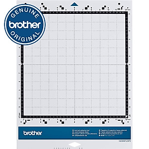 Brother ScanNCut DX Mat CADXMATLOW12, 12" x 12" Low Tack Adhesive for Thin and Delicate Materials, Use with Brother Cutting Machines