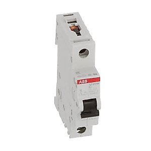 ST201M-C20, Circuit Breaker; Miniature; DIN Rail Mount; C Curve; 1 Pole; 20A