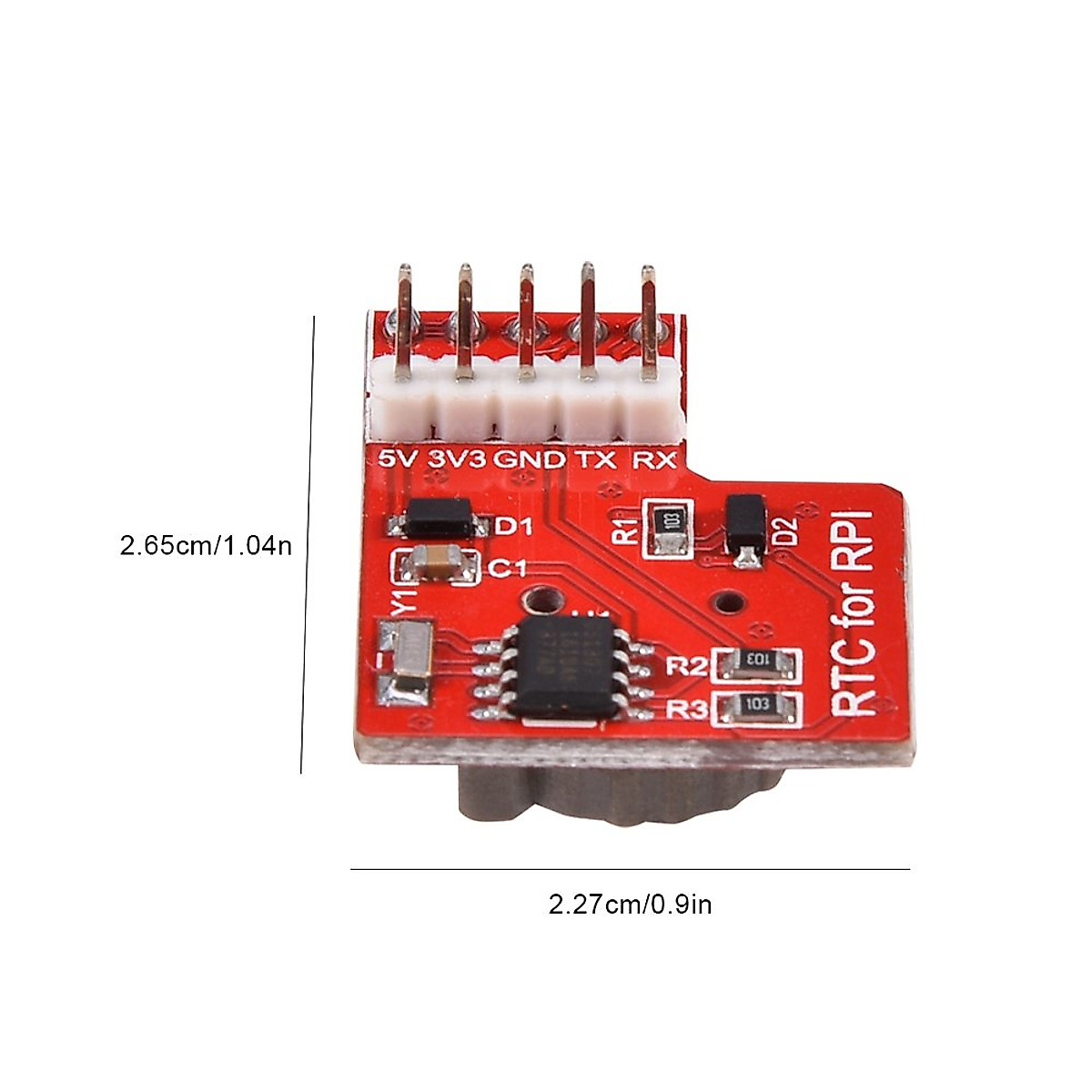 FOSA DS1307 Module Precision RTC Real Time Clock Memory Module Time Clock Module for 3/2 Model B