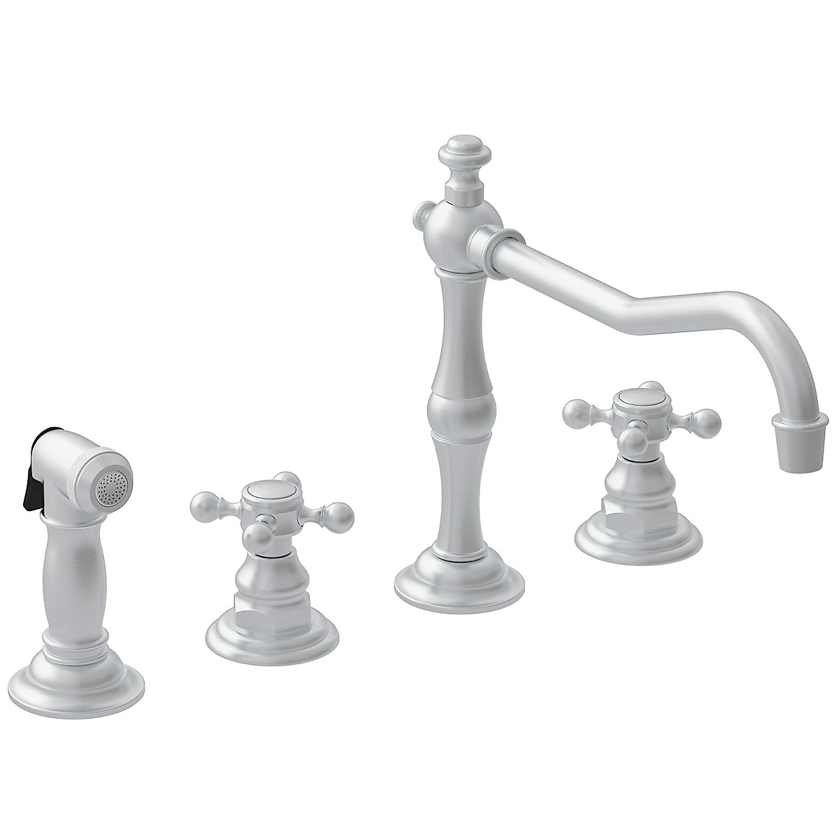 940 Series Kitchen Faucet with Pullout Spray Finish: Satin Nickel