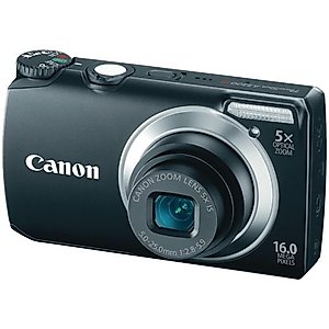 Canon Powershot A3300 16 MP Digital Camera with 5x Optical Zoom (Black) (OLD MODEL)