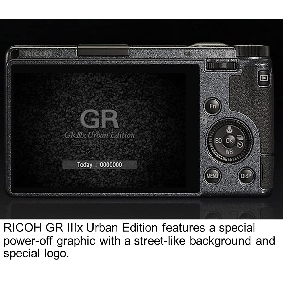 Ricoh GR IIIx Urban Edition, Metallic Gray Body with Navy Blue Ring, Digital Compact Camera with 24MP APS-C Size CMOS Sensor, 40mmF2.8 GR Lens (in The 35mm Format)
