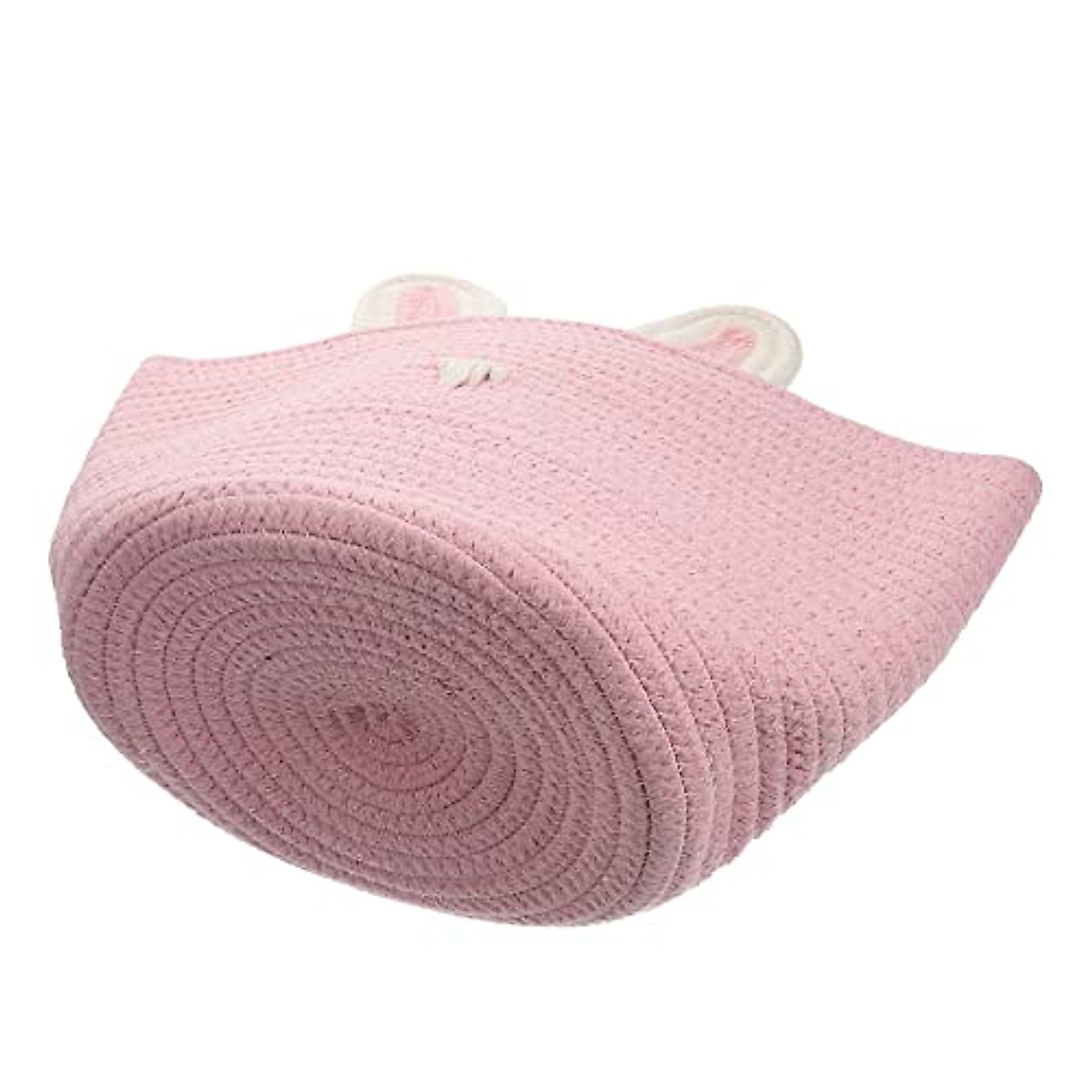 Cabilock Boho Home Decor Home Decor 3pcs Rope Rabbit Basket Snacks for Nordic Storage Basket Cotton Rope Pink Boho Decor Woven Basket