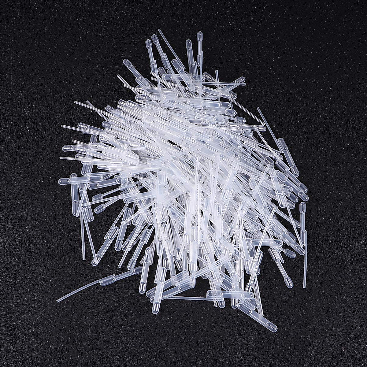 Balacoo 50 Packs Plastic Transfer Pipettes - 0.1 ML Pipettes Disposable Dropper, Plastic Eye Dropper Set for Essential Oils, Liquid, Makeup Tool (White)