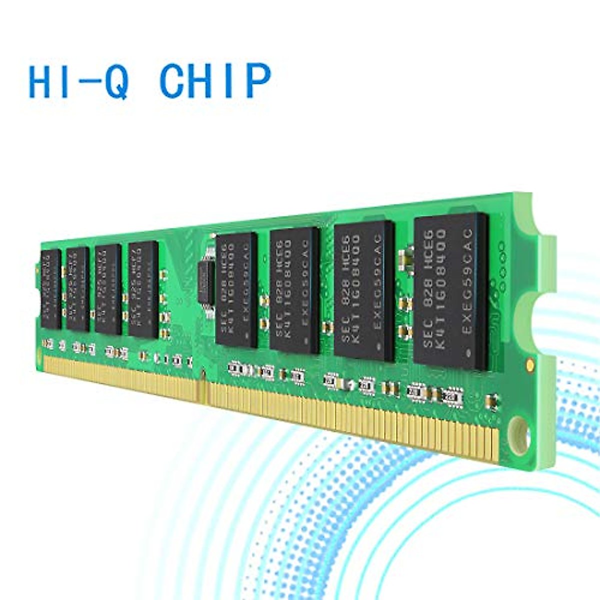 TECMIYO DDR2 Ram 8GB Kit (4X2GB) Desktop Ram DDR2 800 PC2-6400U Dimm PC2 2GB CL6 1.8V 240 Pin Non-ECC Unbuffered Desktop Memory Ram Modules