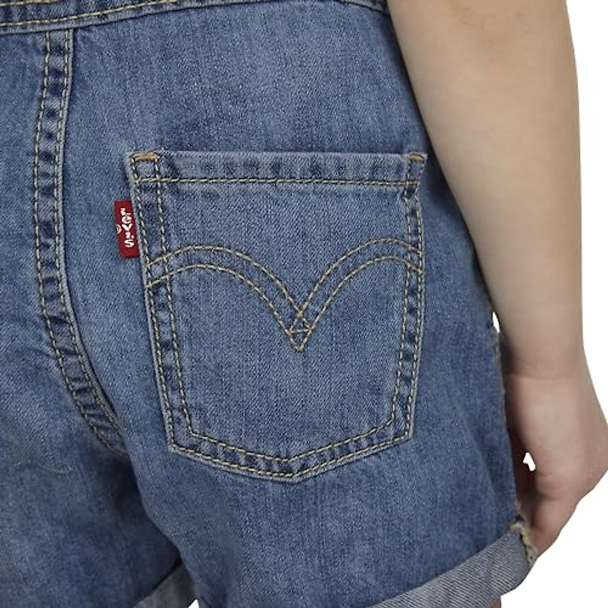 Levi's Baby Girls' Denim Shortall, Day Off, 18M