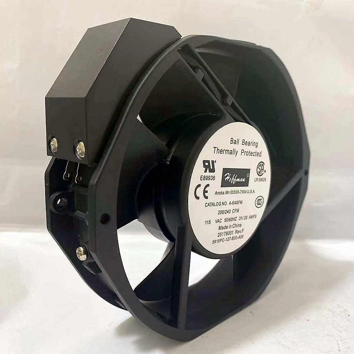 115VAC 200/240CFM 0.31/0.28A Cooling Fan