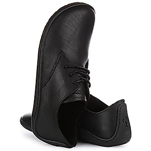 Vivobarefoot Addis Oxford Men's Formal-Casual Comfort Outsole Sneakers (Black, Size 10)